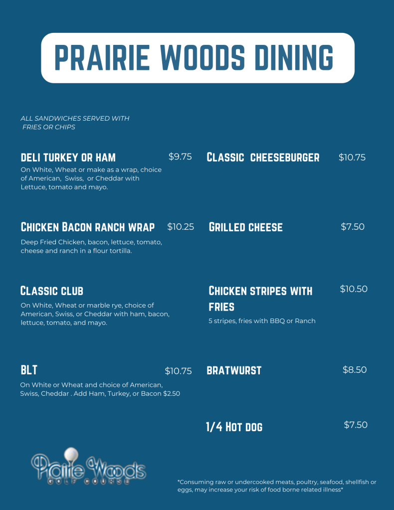 Dining - Prairie Woods Golf Course